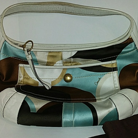 Coach | Bags | Multi Colored Coach Purse With Dustbag | Poshmark